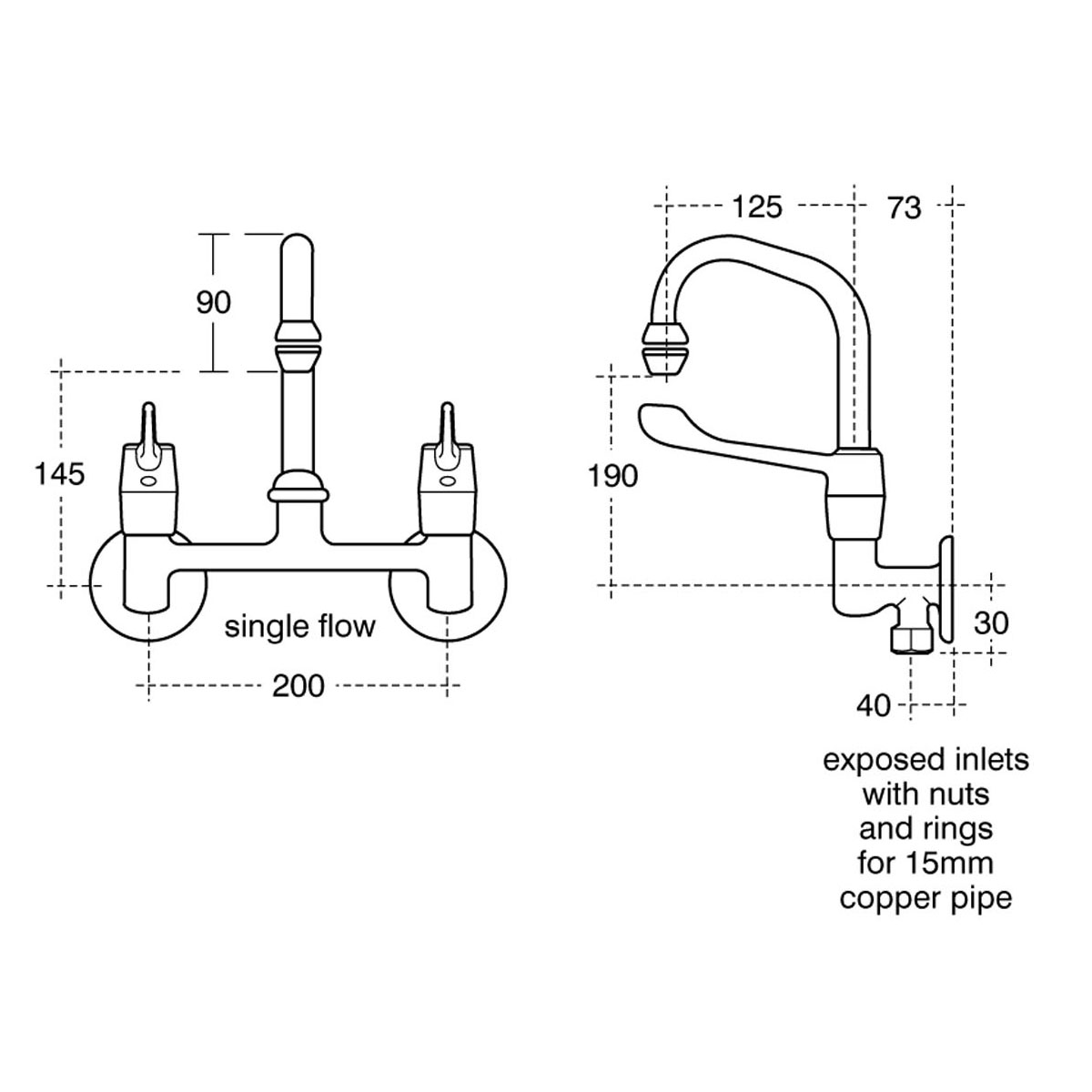 Armitage Shanks | Markwik | S8205AA | Kitchen Sink Mixer - Kitchen sink ...