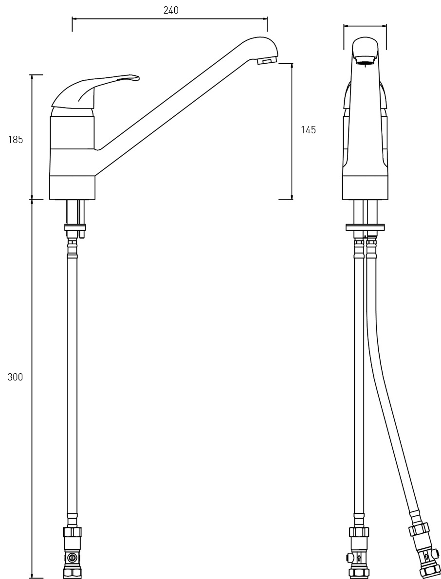 Bristan | Java | JSNKEFC | Kitchen Sink Mixer - Kitchen sink mixers ...