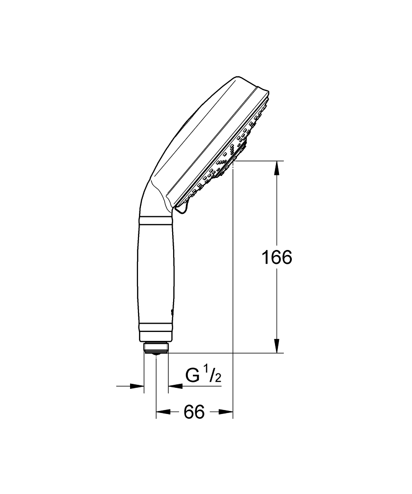 Grohe | Rainshower | 27127000 | Shower Head - Shower heads - Bathrooms ...