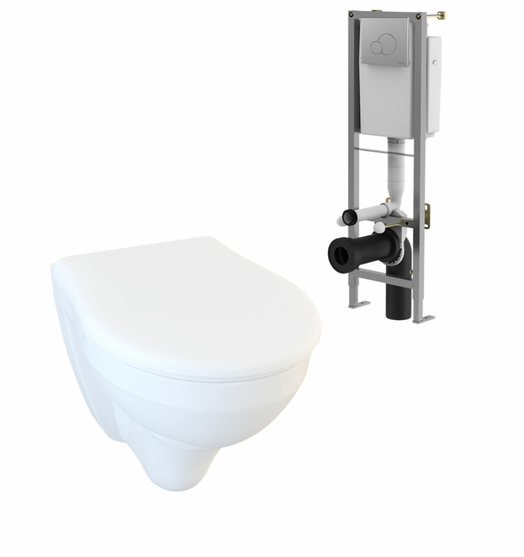 Lecico | Designer Series 5 | DS5WHNGSETSC | Wall Hung Toilet ...