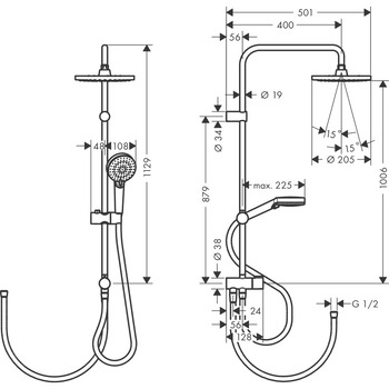 Hansgrohe | Vernis | 26099670 | 0 - Shower kits - Bathrooms And Showers ...