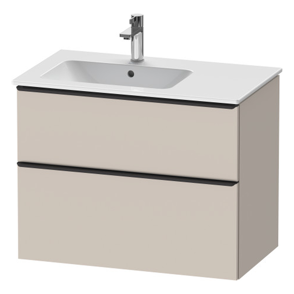 Duravit | D-Neo | DE436609191 | Vanity Unit | Taupe - Bathroom ...