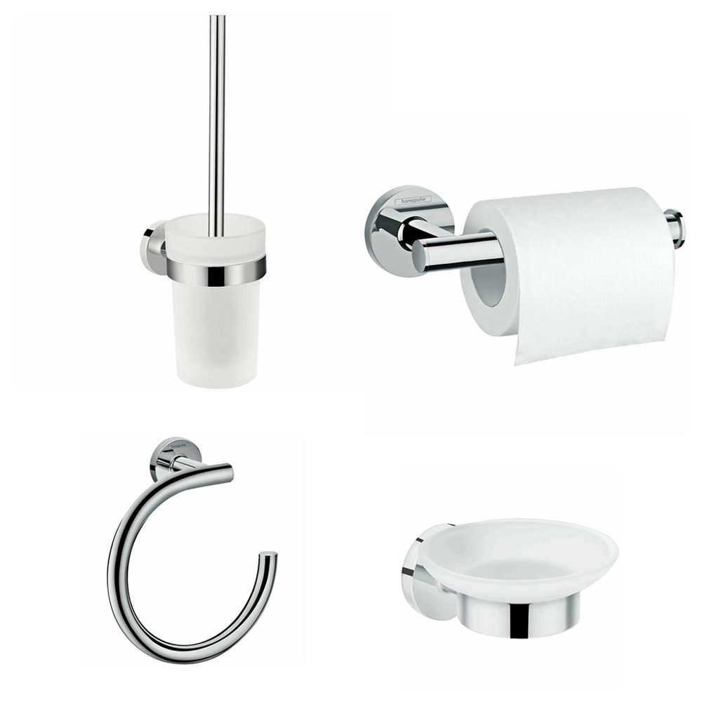 hansgrohe | Logis | 88100982 | Cloakroom Pack - Soap dishes and ...