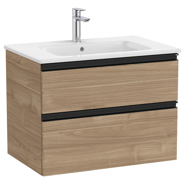Roca | The Gap | A857398517 | Vanity Unit | Walnut - Bathroom furniture ...