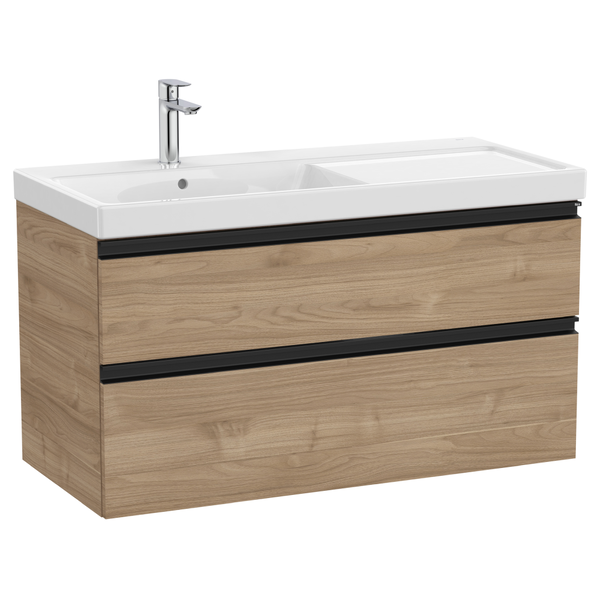 Roca | The Gap | A857402517 | Vanity Unit | Walnut - Bathroom furniture ...
