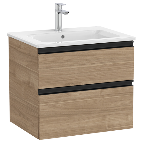 Roca | The Gap | A857523517 | Vanity Unit | Walnut - Bathroom furniture - Bathrooms And Showers ...
