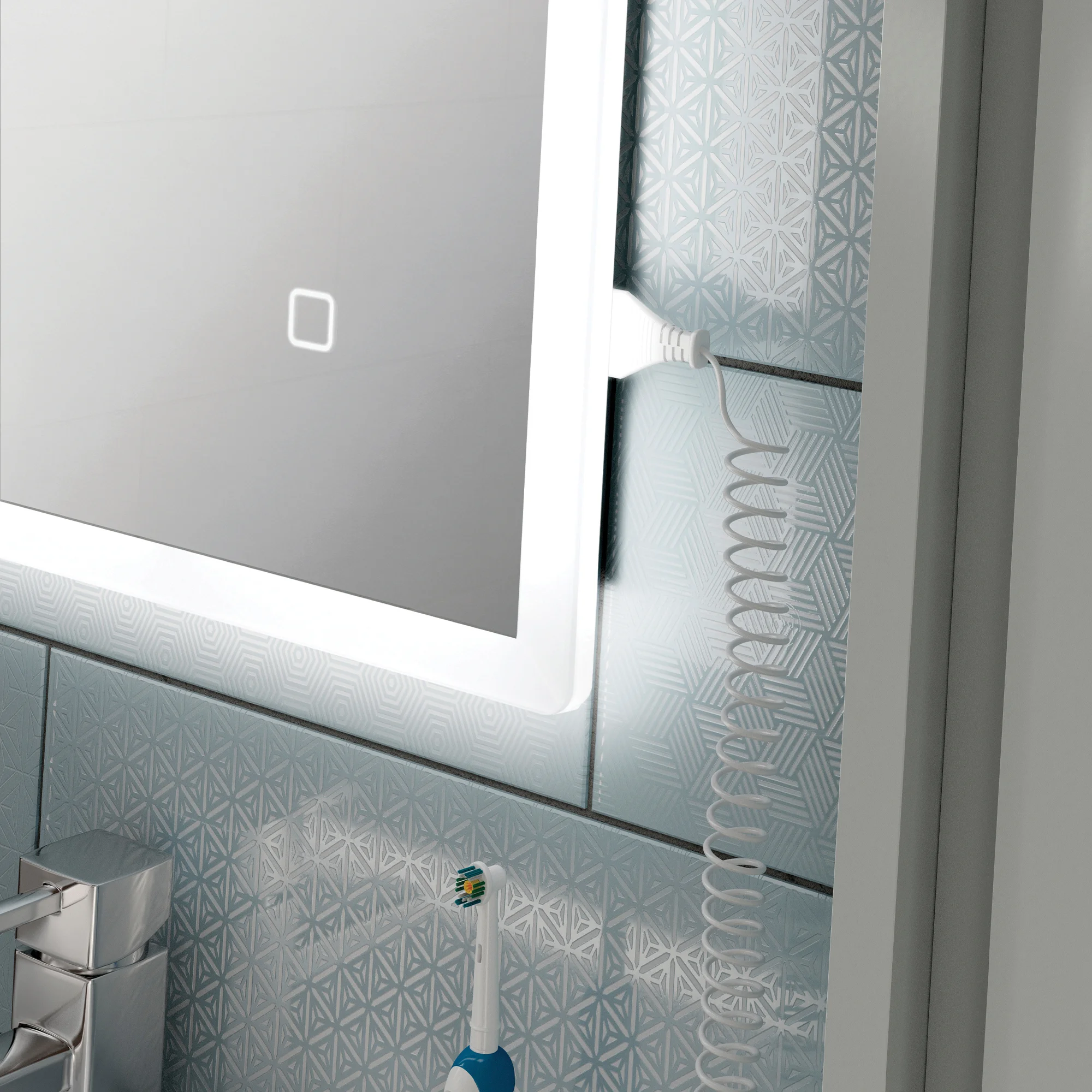 HIB | Vega | 78750000 | Mirror - Mirrors - Bathrooms And Showers Direct